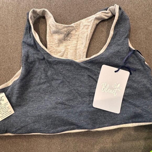 Bluet | Intimates & Sleepwear | Nwt Grey And Charcoal Reversible Bluet ...
